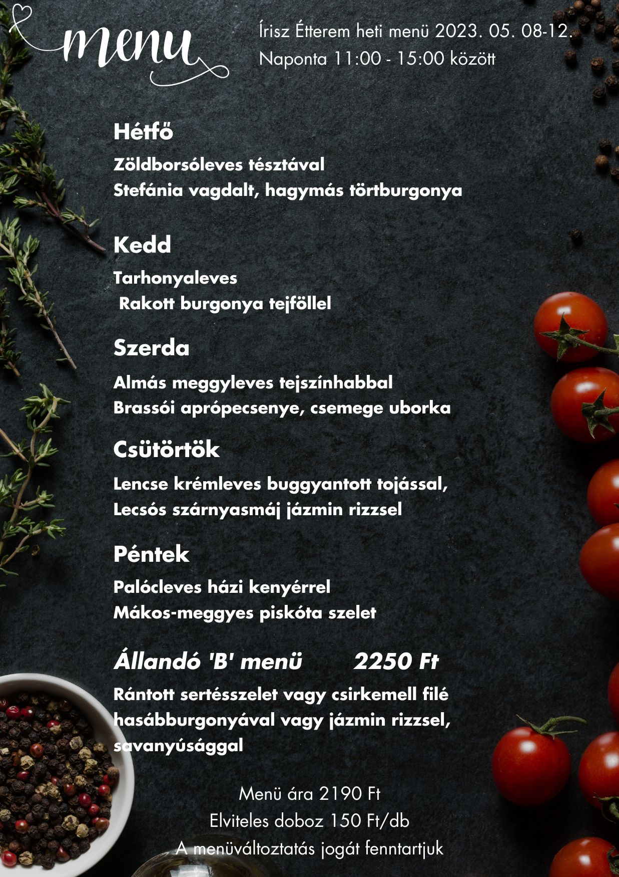 Írisz Étterem