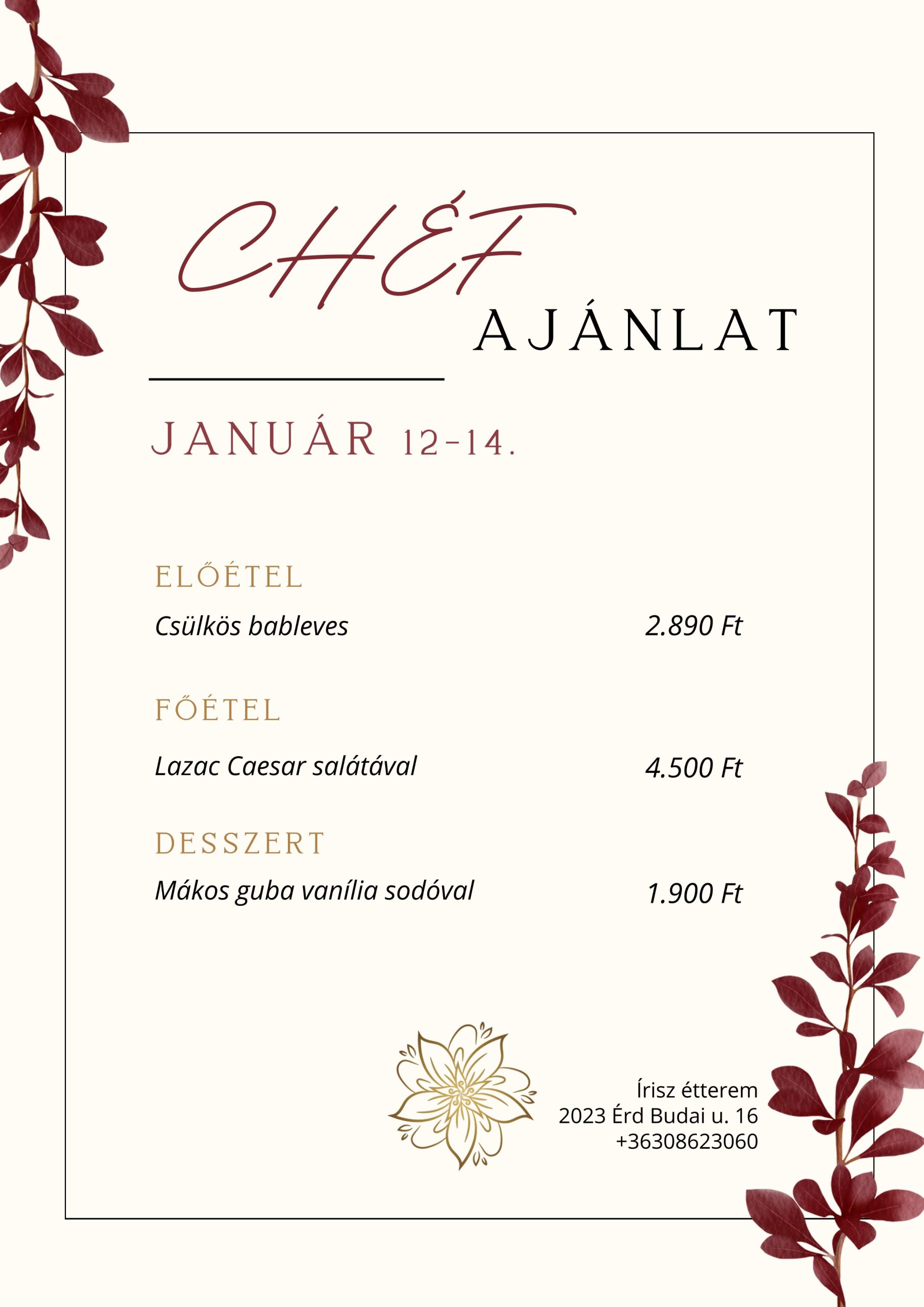 Galéria – Írisz Étterem